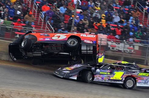 DIRT Late Model: Chris Wilson Dirt Track World Cup Crash at ...