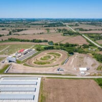 14 car pile up in the IMCA Sport Compact division at Eagle Raceway ...