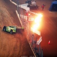 Carson Hocevar vs Jason Feger at Gateway Dirt Nationals (Video ...