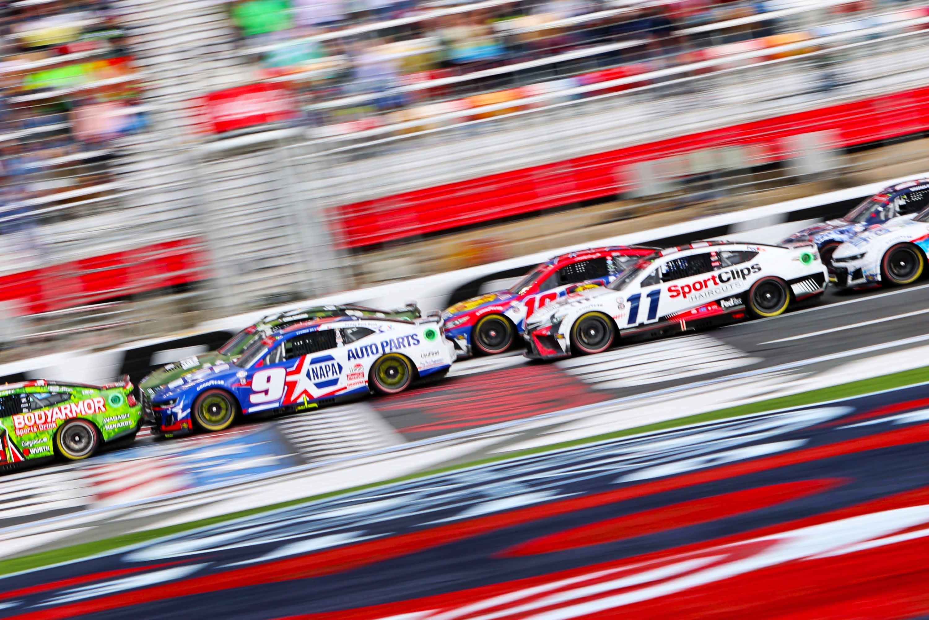 NASCAR starting grid and TV schedule for the Charlotte Roval - Racing News