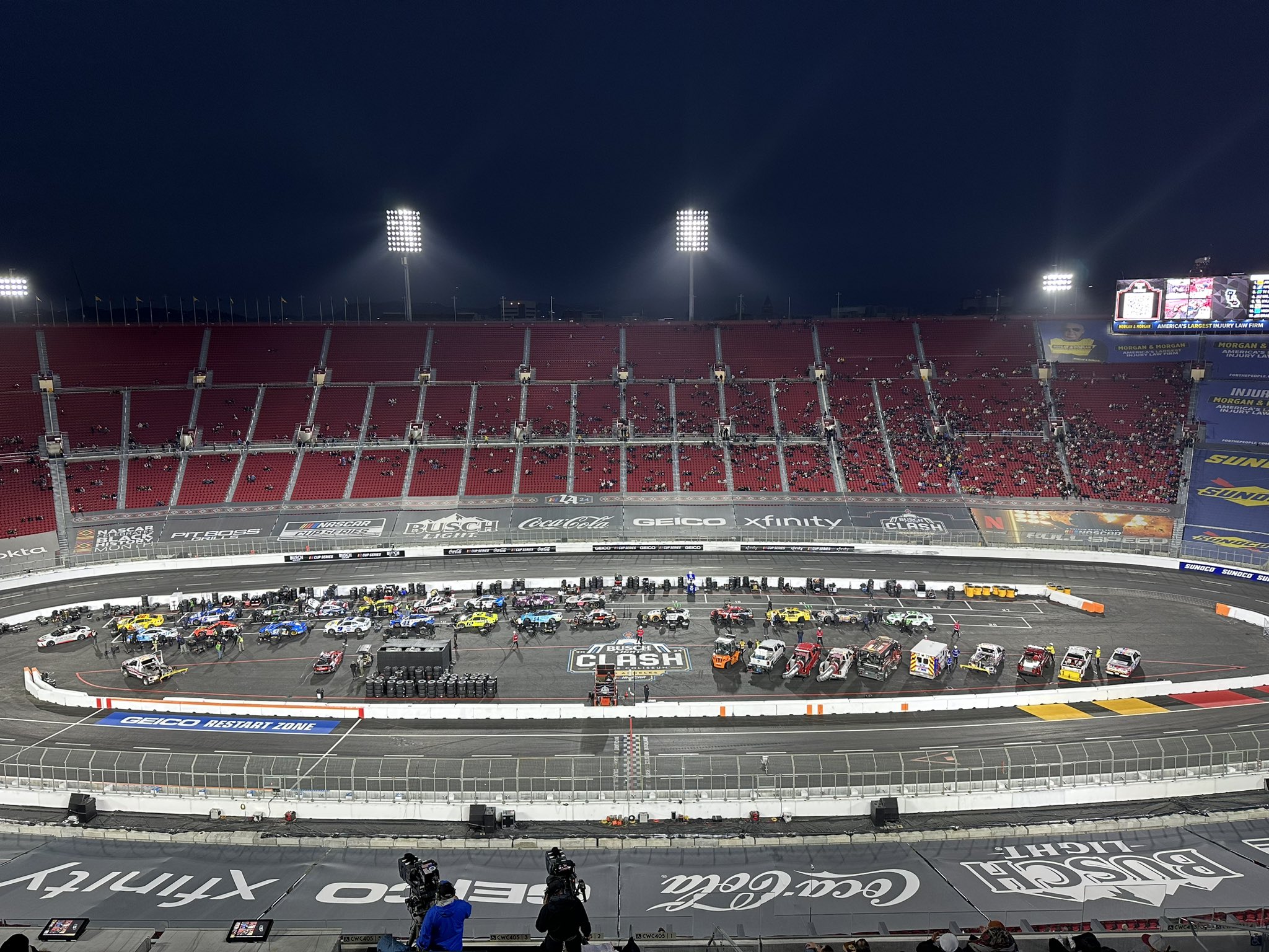 Ricky Stenhouse Jr vs John Hunter Nemechek in The Clash (Video ...
