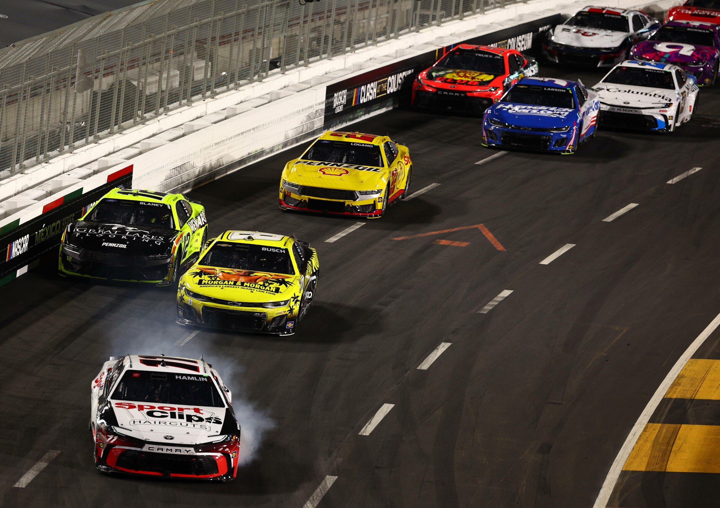 Denny Hamlin has advice for Ty Gibbs on Joey Logano - Racing News