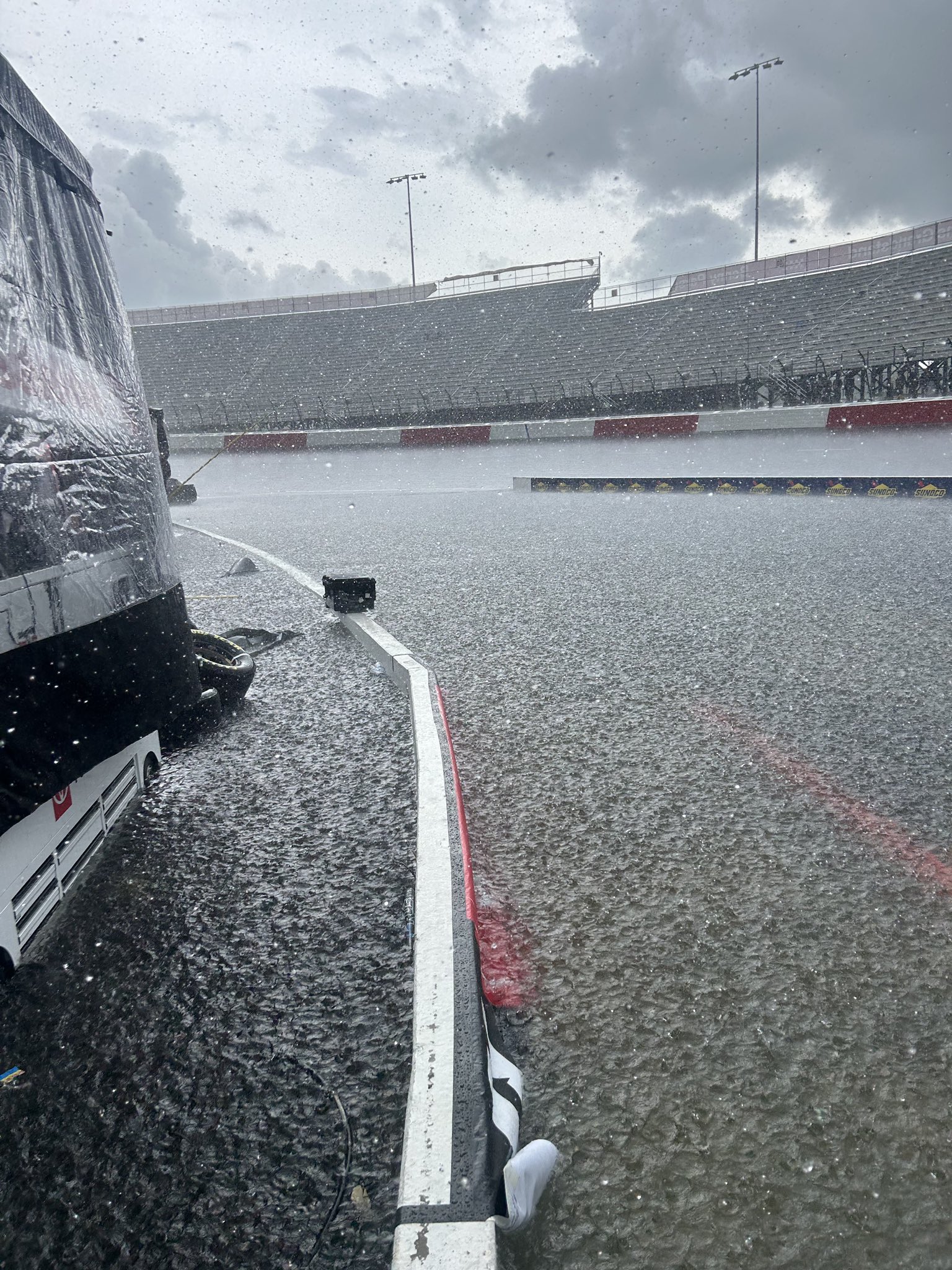 North Wilkesboro Speedway floods during NASCAR All-Star Race - Racing News