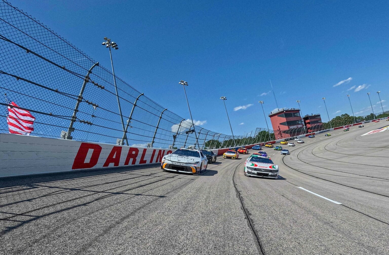NASCAR starting grid and TV schedule for Darlington Raceway - Racing News