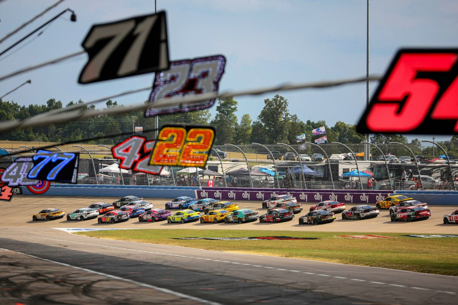 NASCAR starting grid and TV schedule for Nashville (June 2025) - Racing ...
