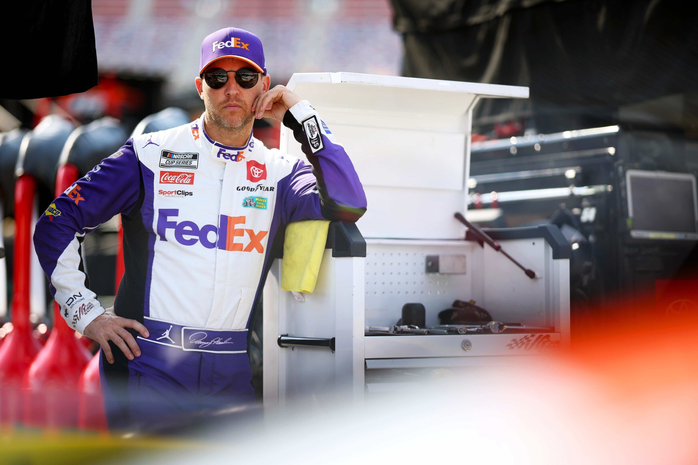 Denny Hamlin accuses NASCAR Radio of censorship amid lawsuit - Racing News