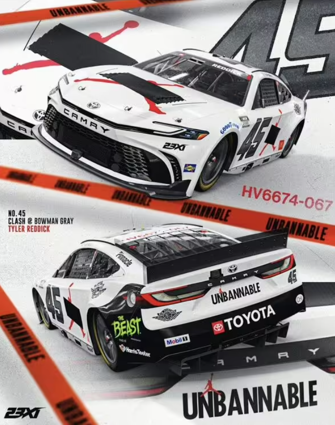 23XI Racing deleted their 'banned' paint scheme and revised it - Racing ...