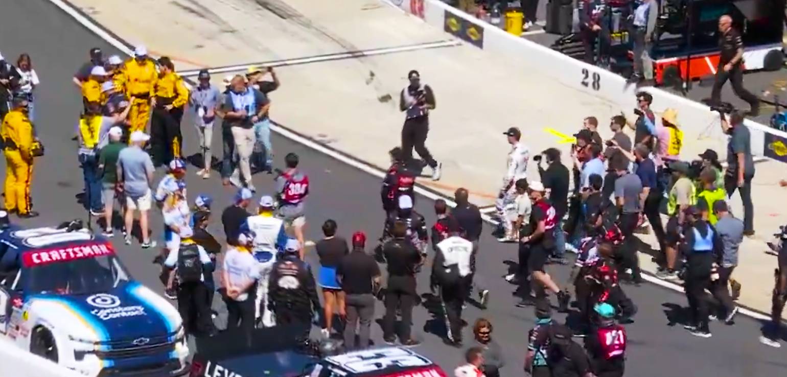 Corey Heim confronts Layne Riggs at North Wilkesboro (Video) - Racing News