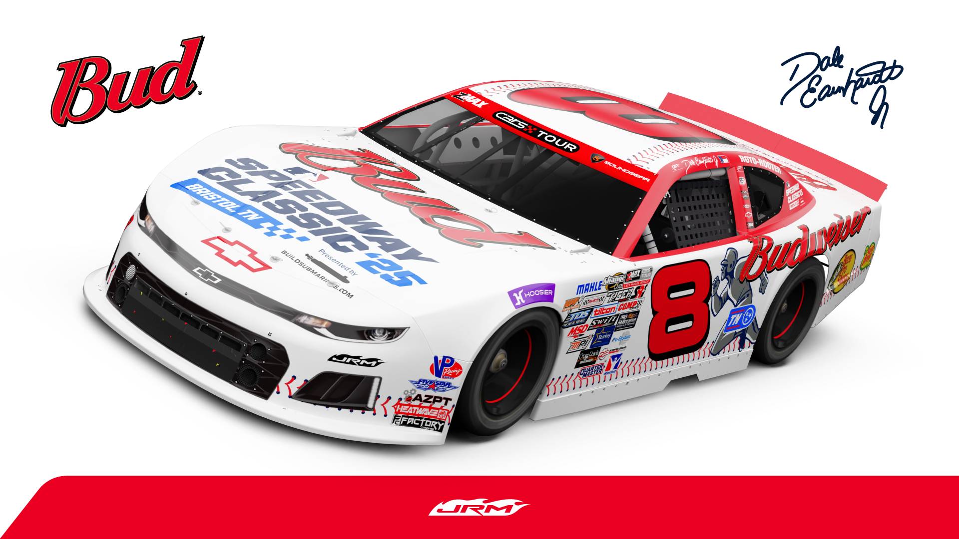 Dale Earnhardt Jr baseball scheme returns for late model race - Racing News