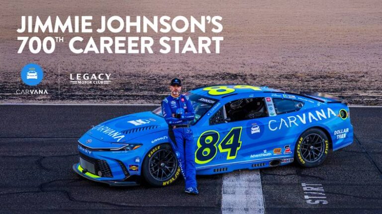 Jimmie Johnson releases special paint scheme for 700th start (Video ...