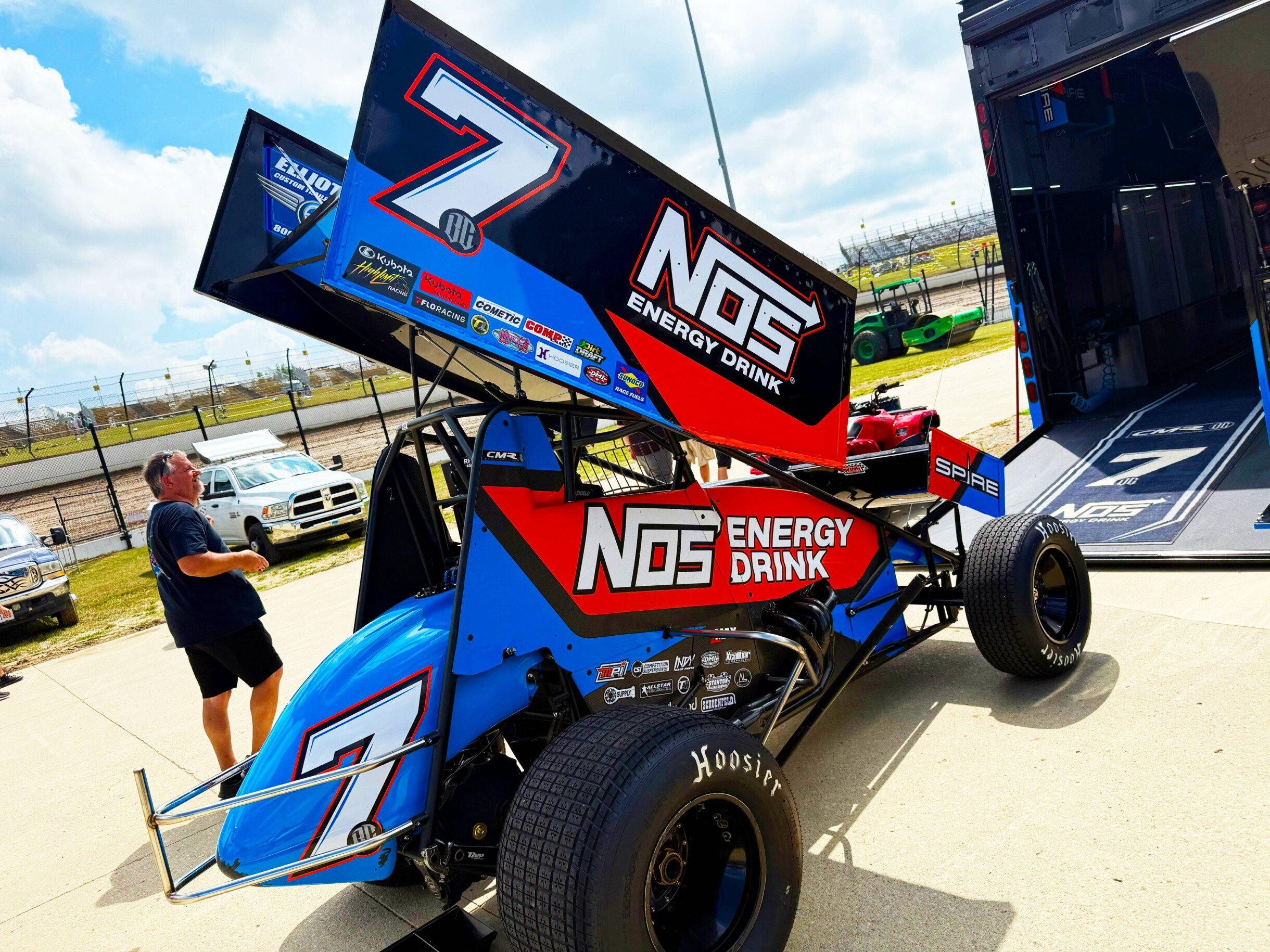 Tyler Courtney transported after crash at Eldora Speedway (Video ...