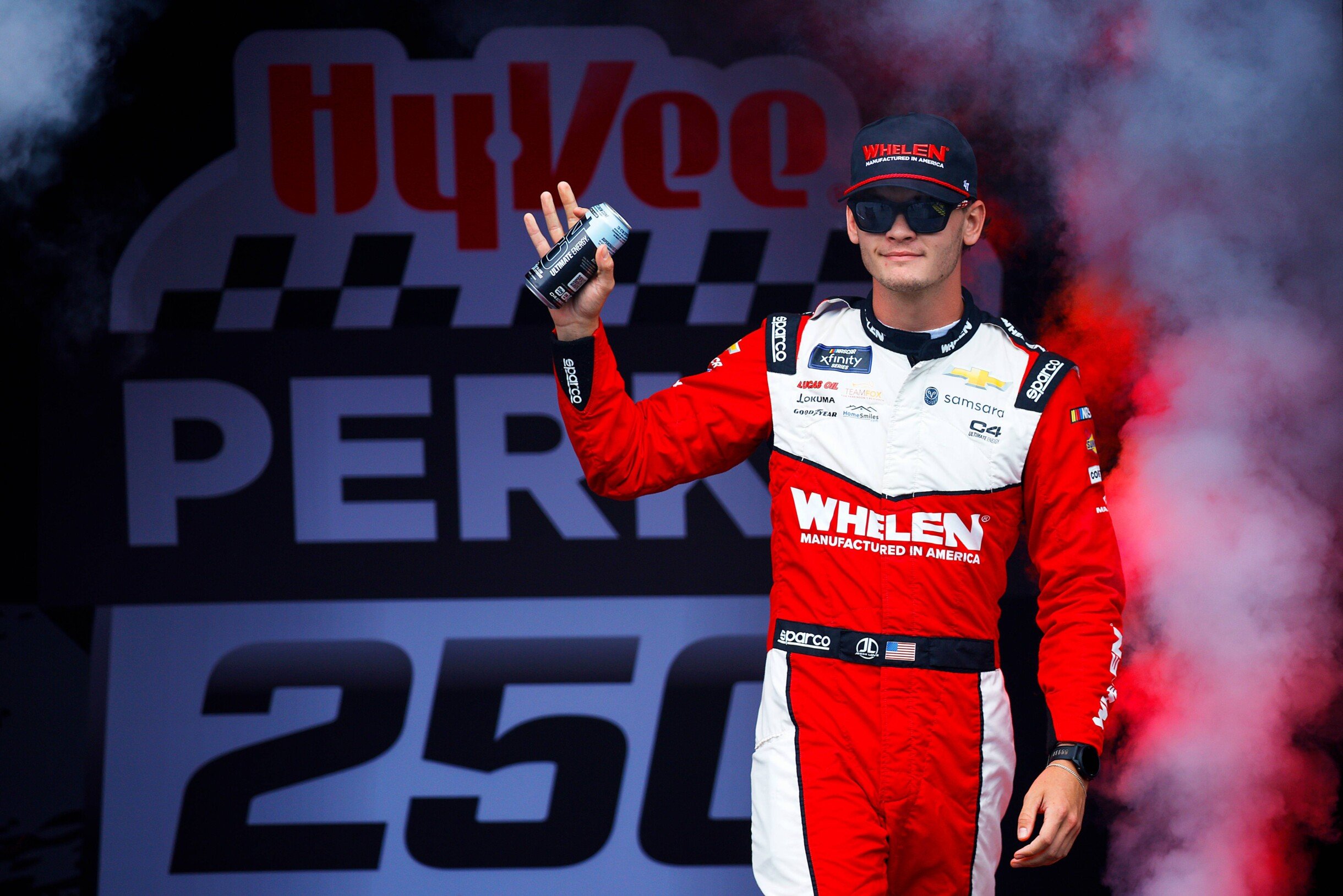 Jesse Love shoves Nick Sanchez after the race in Las Vegas (Video) - Racing News