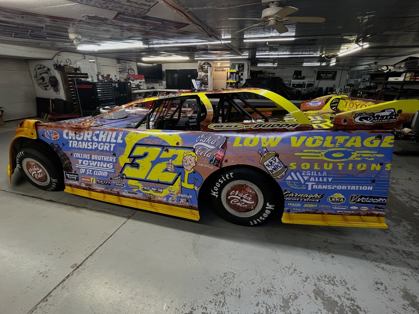 Bobby Pierce is racing a Fallout theme in the Gateway Dirt Nationals ...