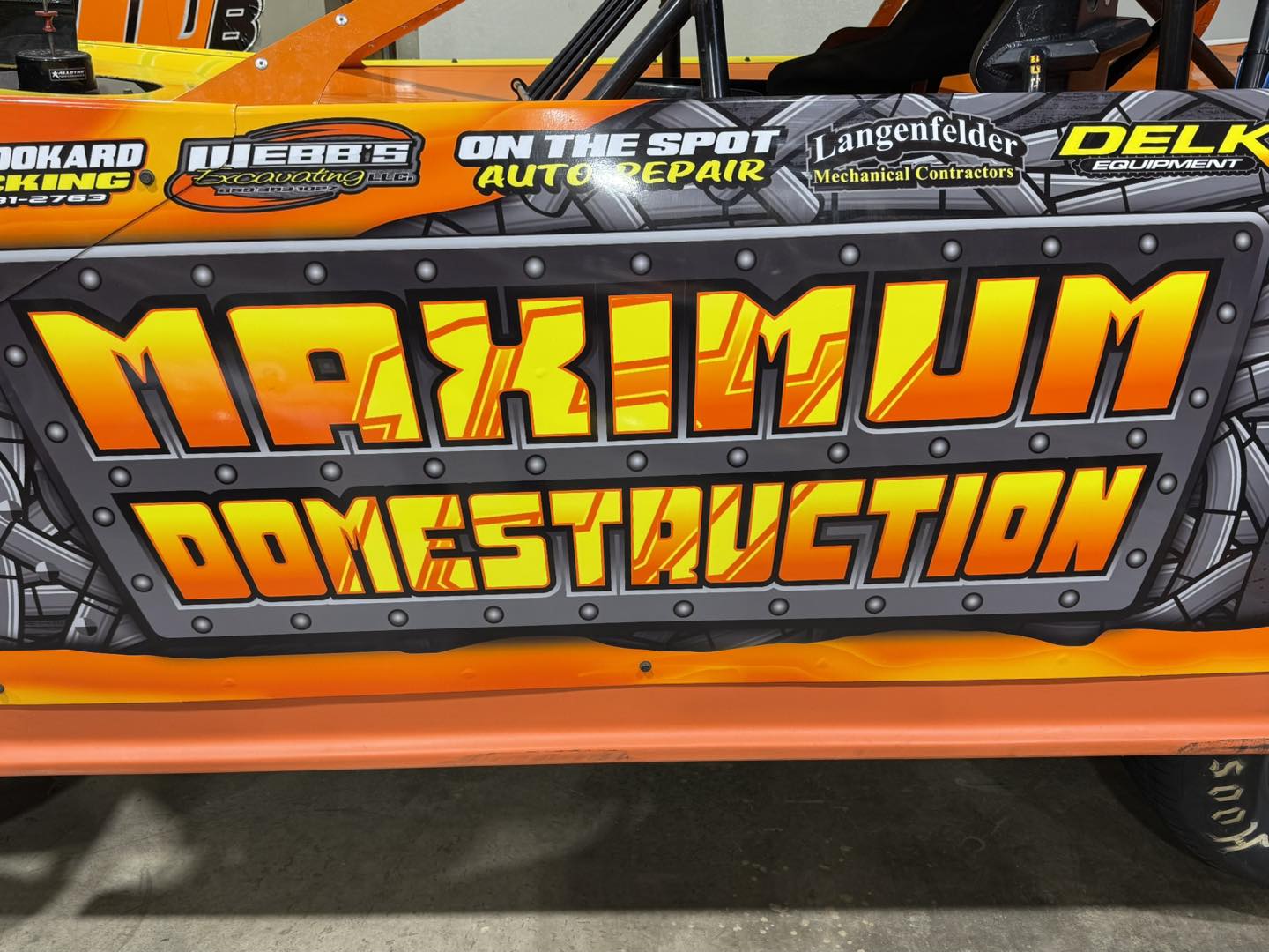 Mike Marlar is racing a Maximum Destruction theme at The Dome - Racing News