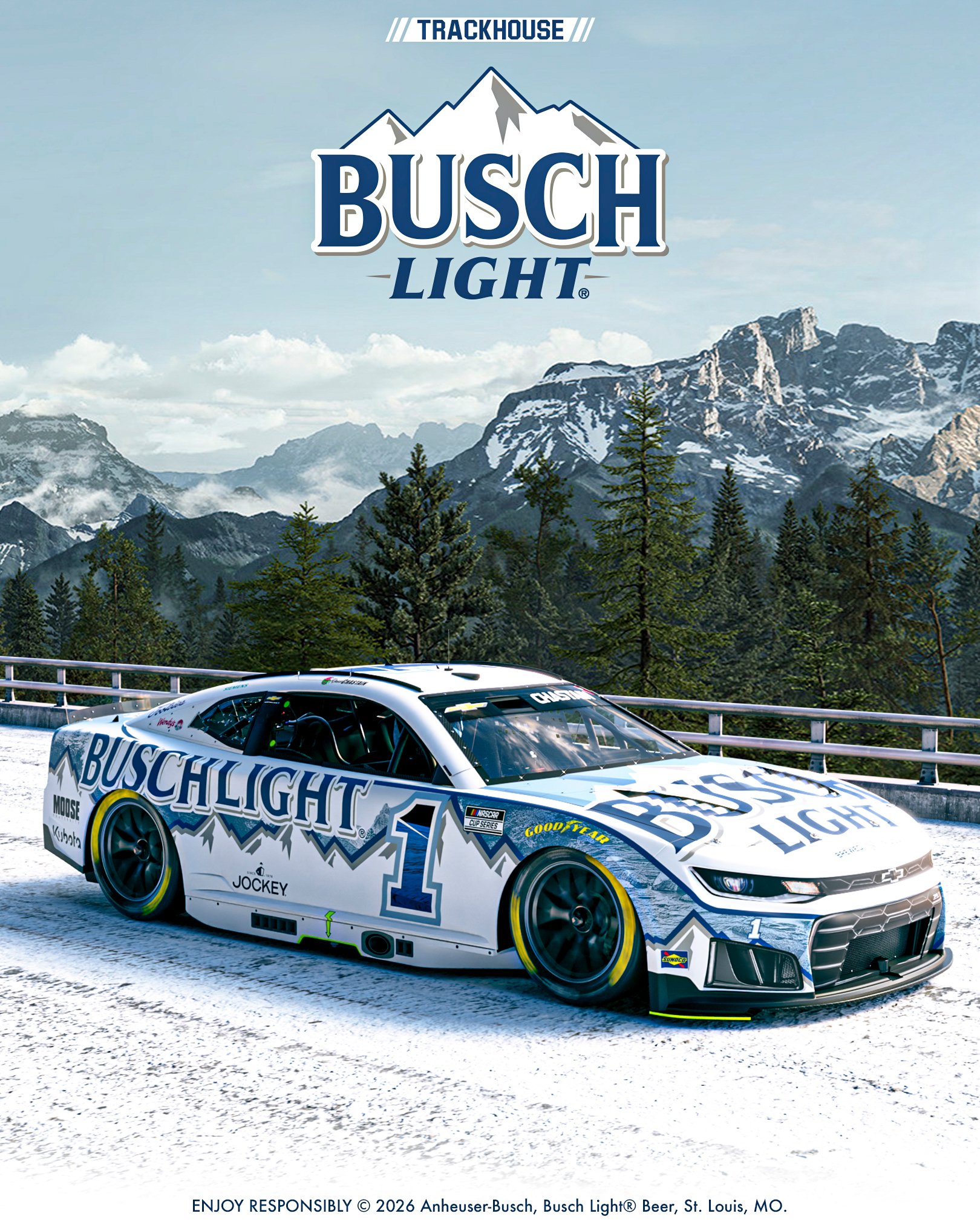 Ross Chastain's 2026 paint scheme released (Busch Light) - Racing News